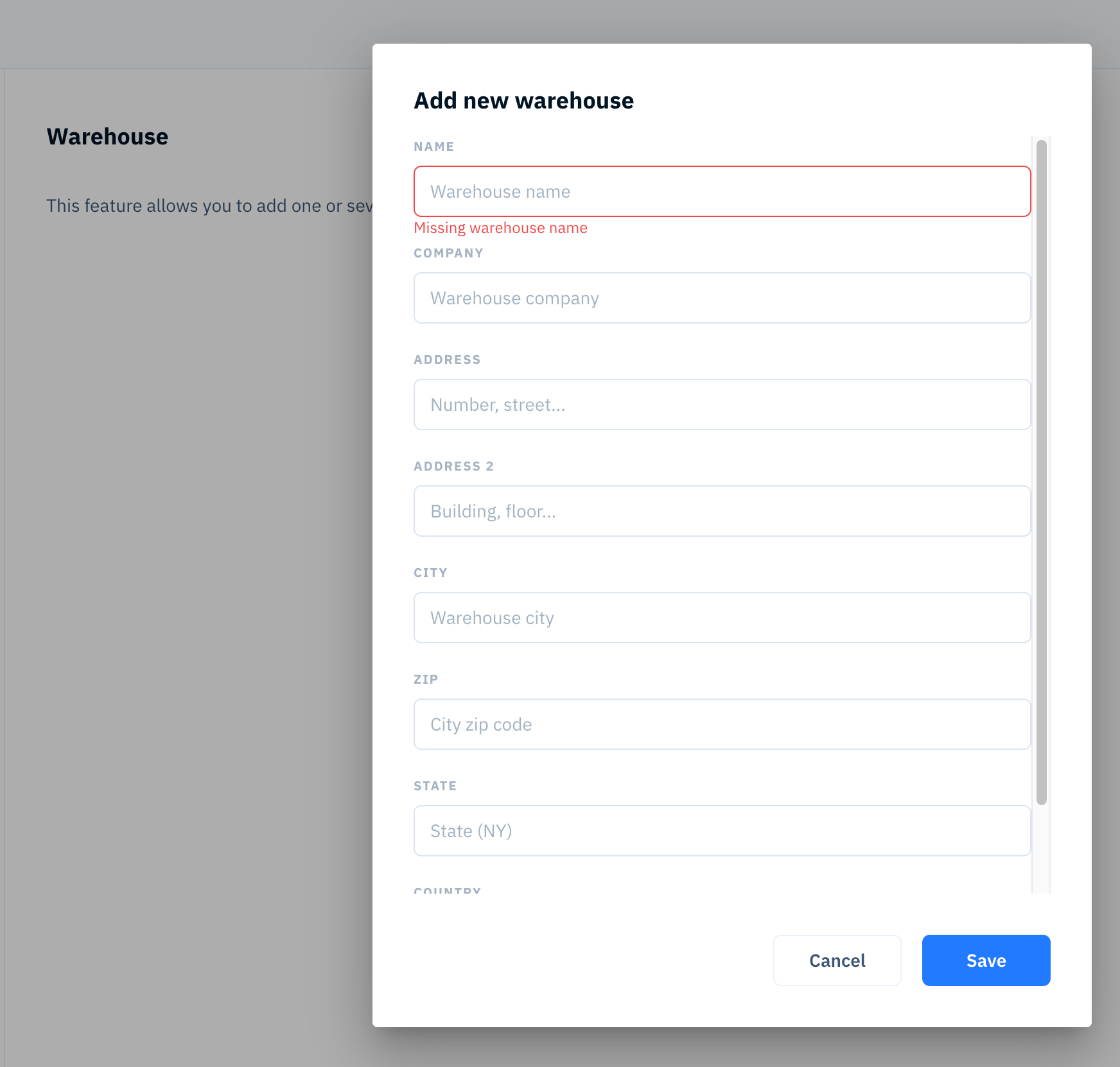 How to use a Warehouse functionality in Shoppingfeed? – Shoppingfeed ...